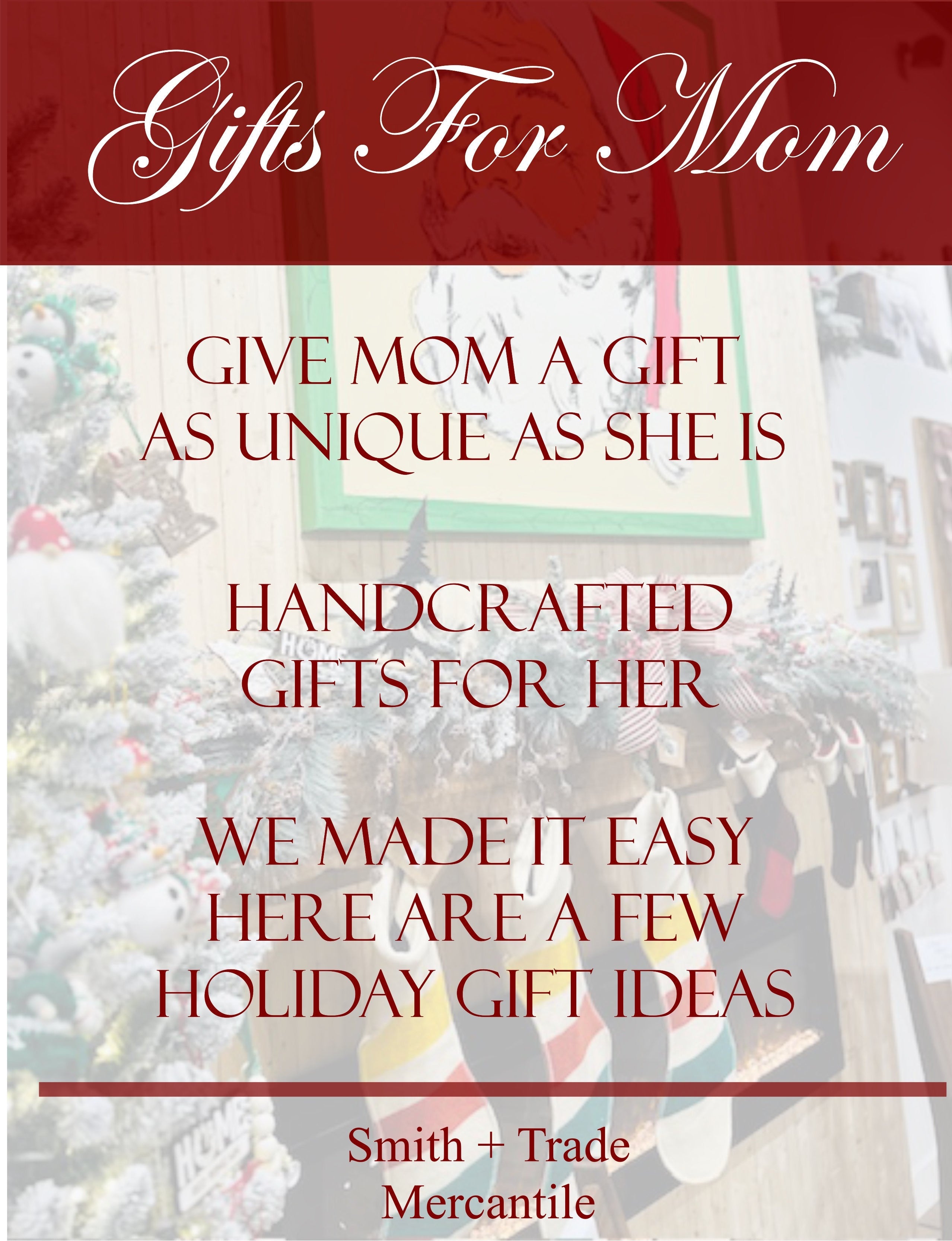 Handcrafted Gifts for Her - Holiday Gift Guide | Smith + Trade Mercantile