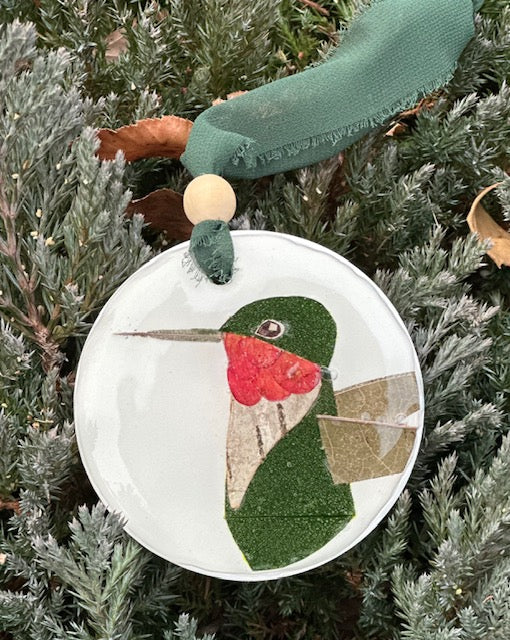 Original Nature Art Ornament: Hummingbird – Smith + Trade Mercantile