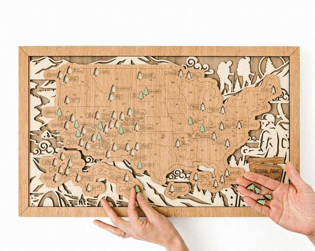 National Parks Map – Smith + Trade Mercantile