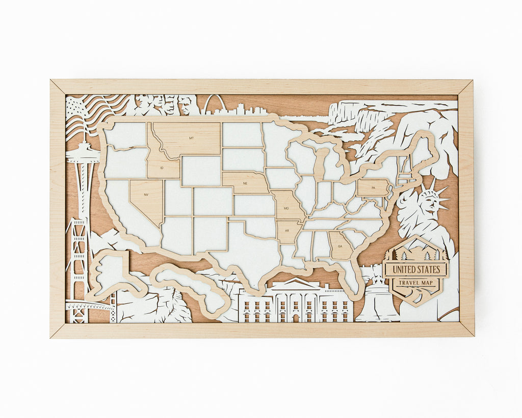 US Travel Map – Smith + Trade Mercantile